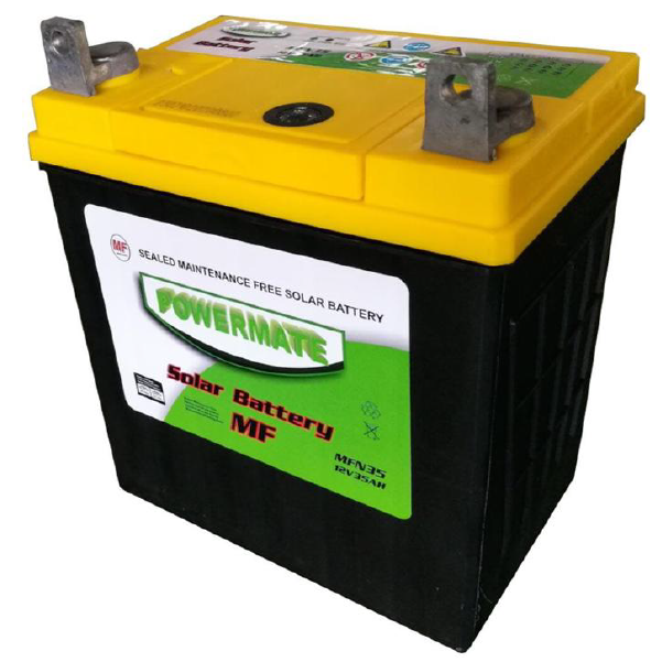 Powermate 12V 35ah MF Solar Battery - toptoolsmachineries