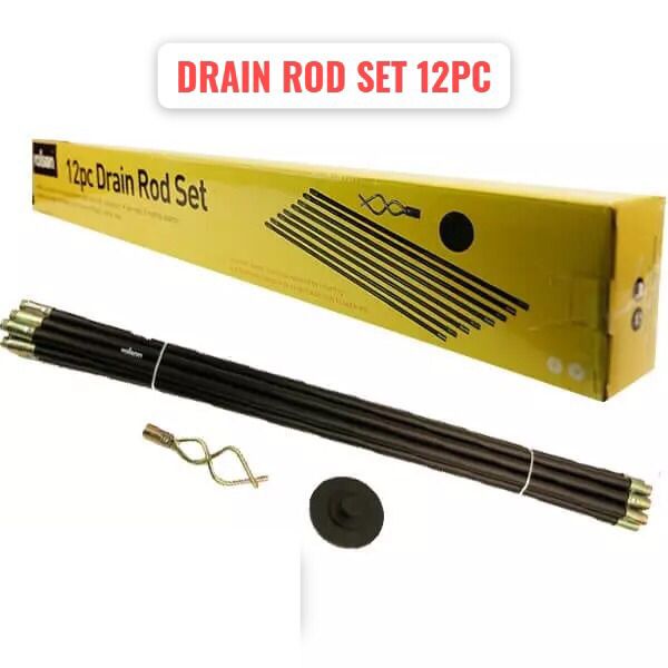Drain rod set 12pc - toptoolsmachineries