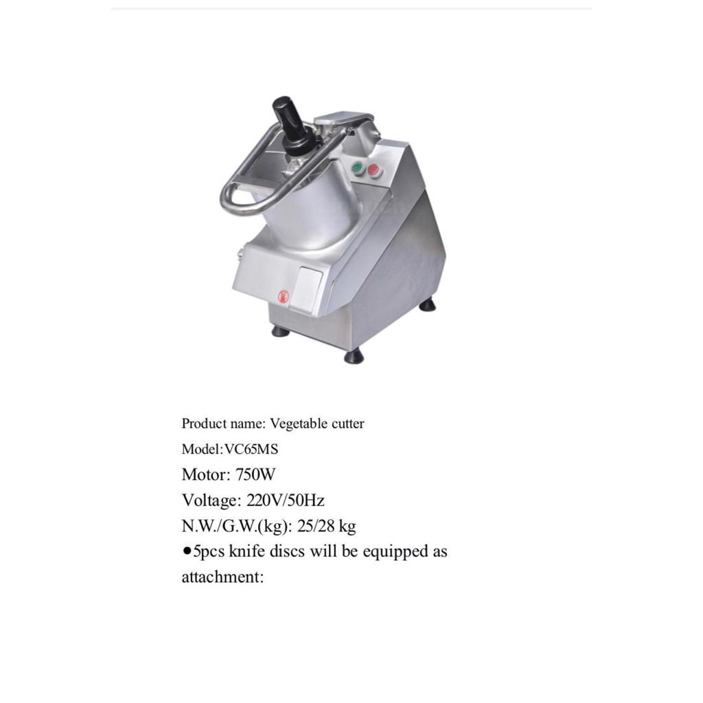 Vegetable cutter 750w - toptoolsmachineries
