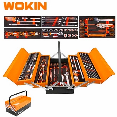 Wokin 60 Pieces Tool Chest Set - toptoolsmachineries