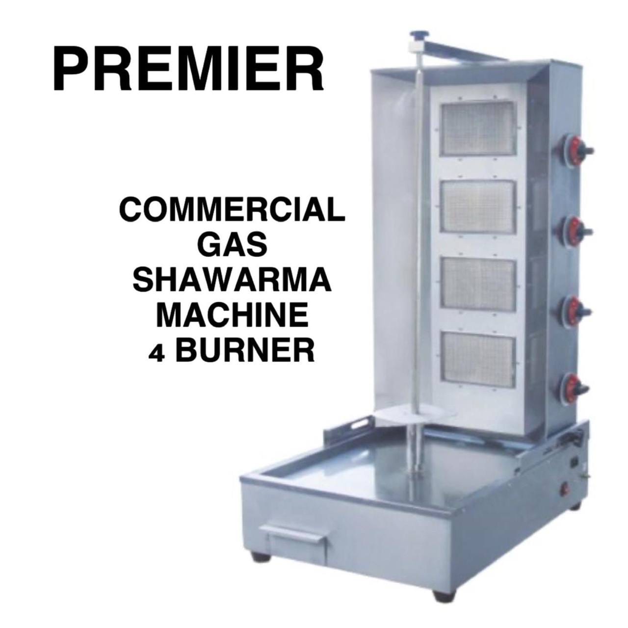 Commercial gas shawarma 4 burner machine at 72,000 - toptoolsmachineries